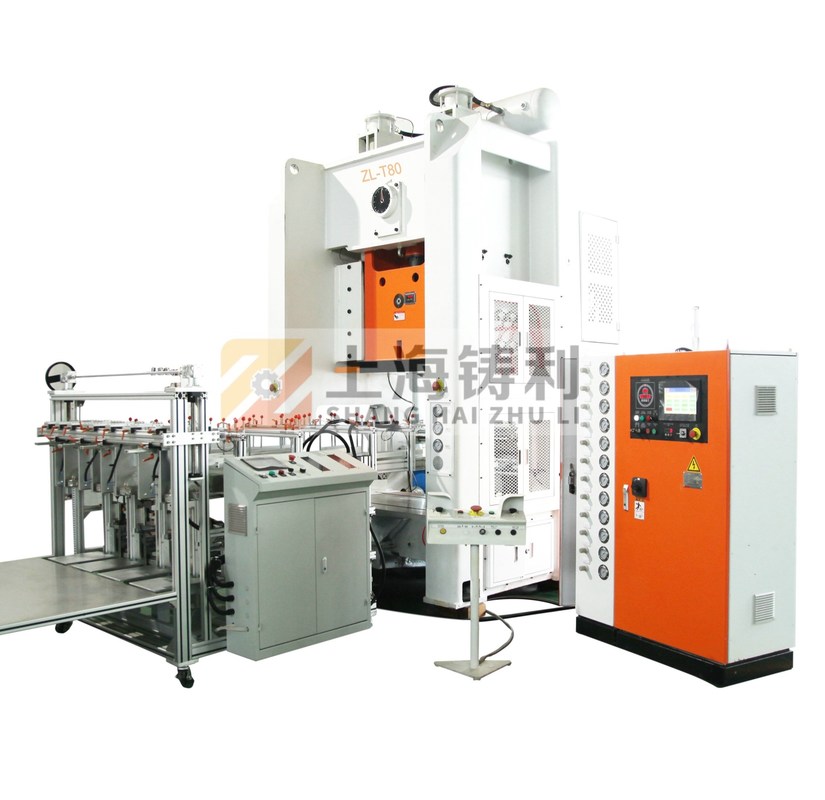Take Away Aluminium Container Making Machine 800kN Pneumatic